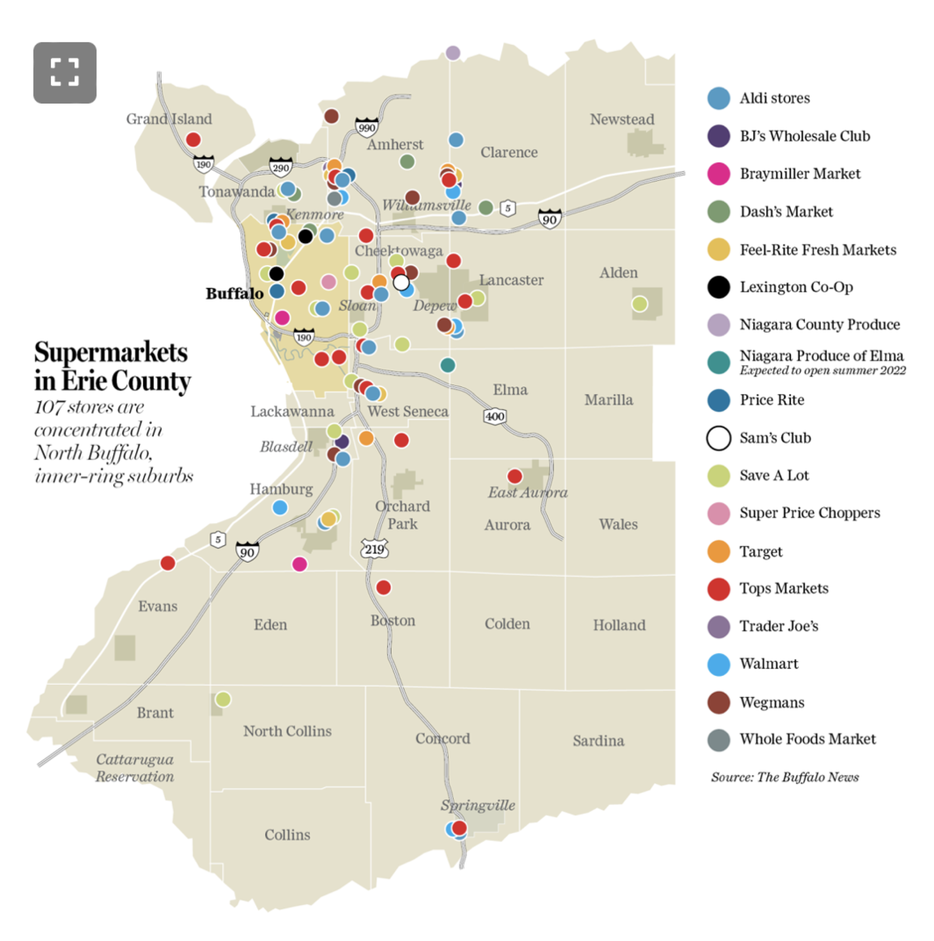 Buffalo News: "Racist Attack Highlights Sparse Supermarket Options In ...